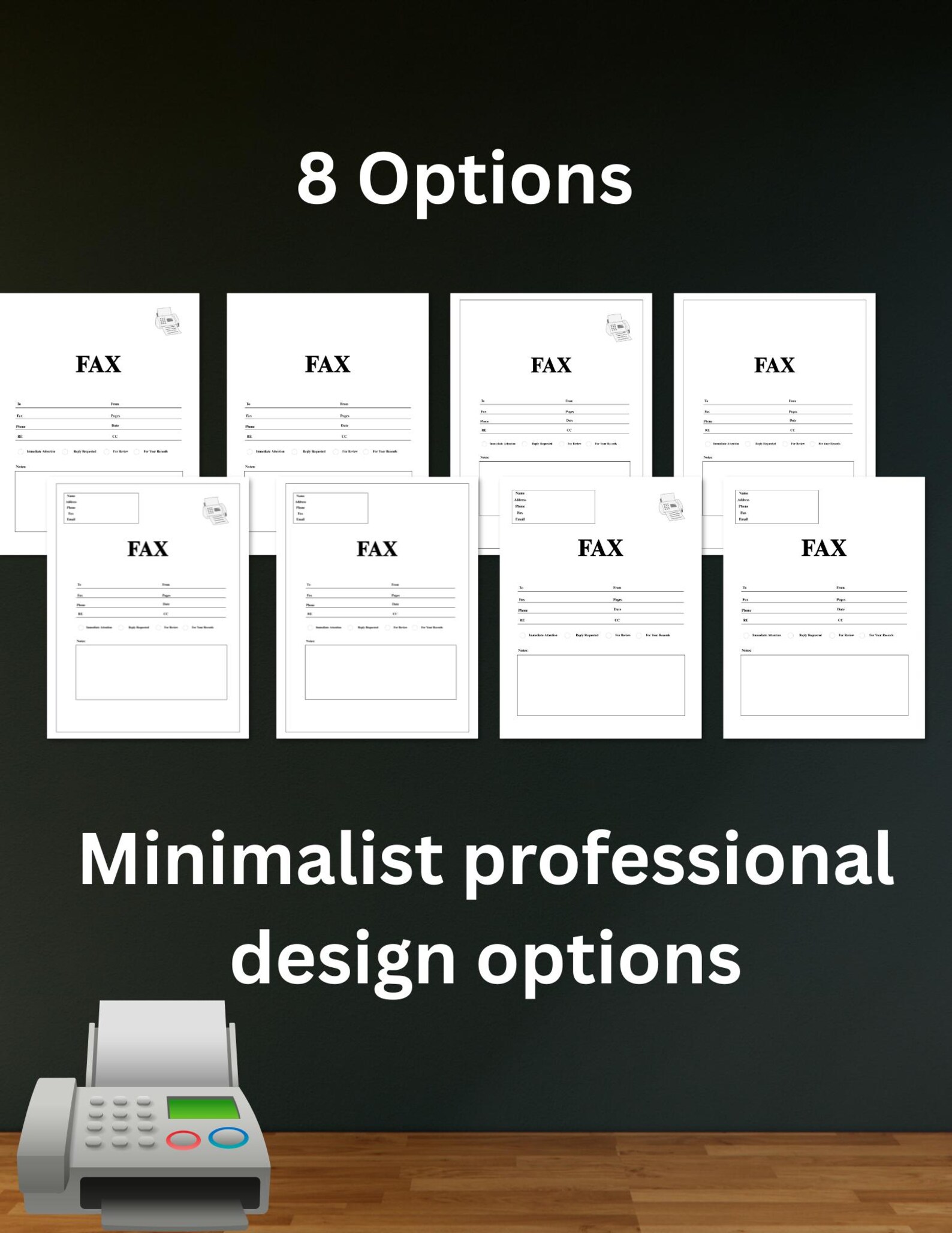 Fax Cover Sheets, Printable Fax Cover Form, Professional Faxing ...