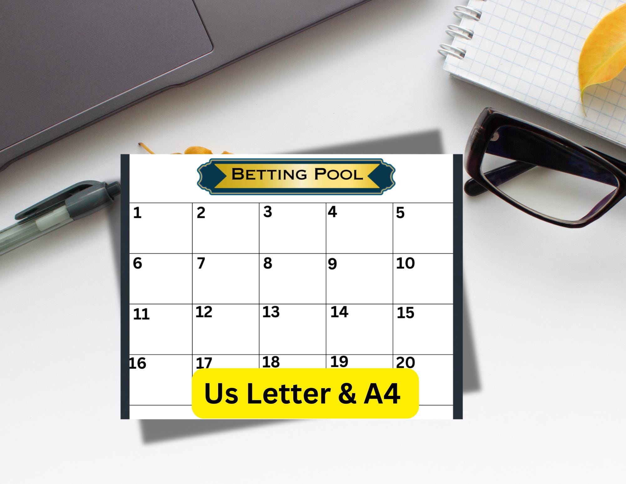 Printable Betting Pool Square Template: Game Night Chart,sports Betting ...