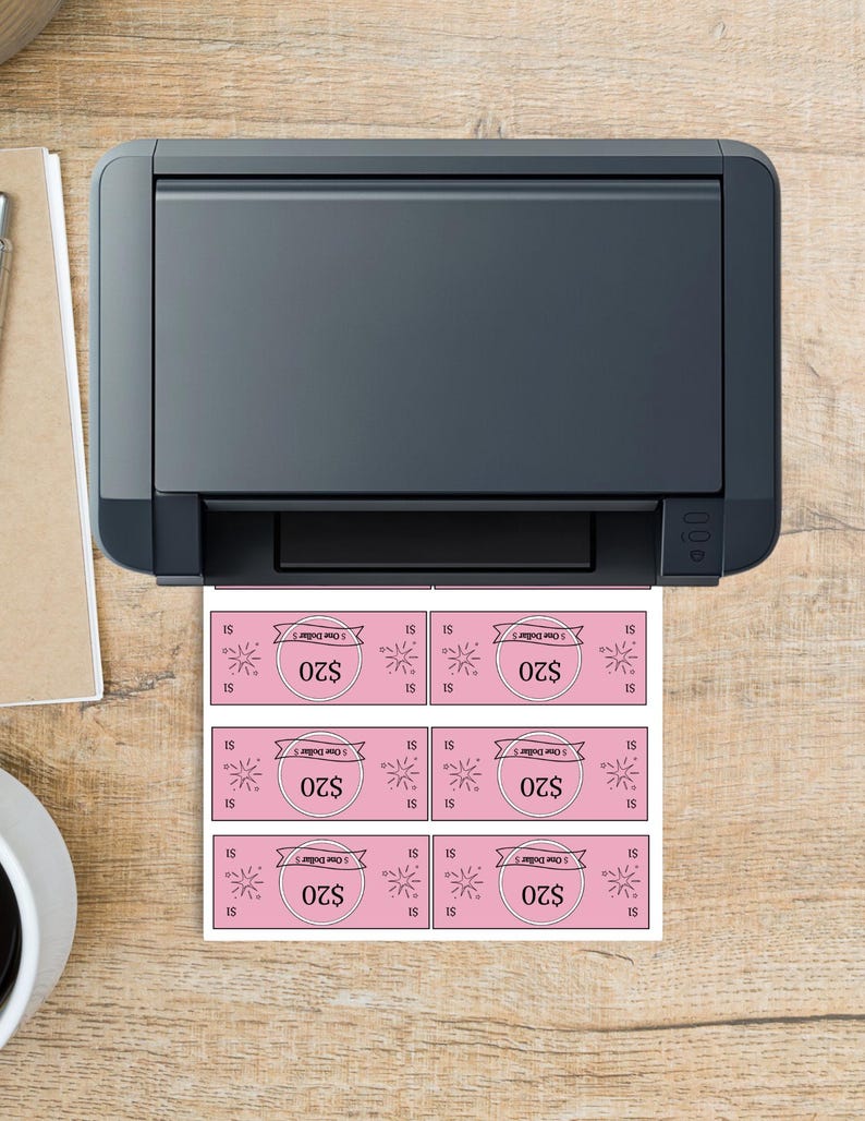 Printable Reward Money, Chore & Behavior Incentive, Faux Money ...