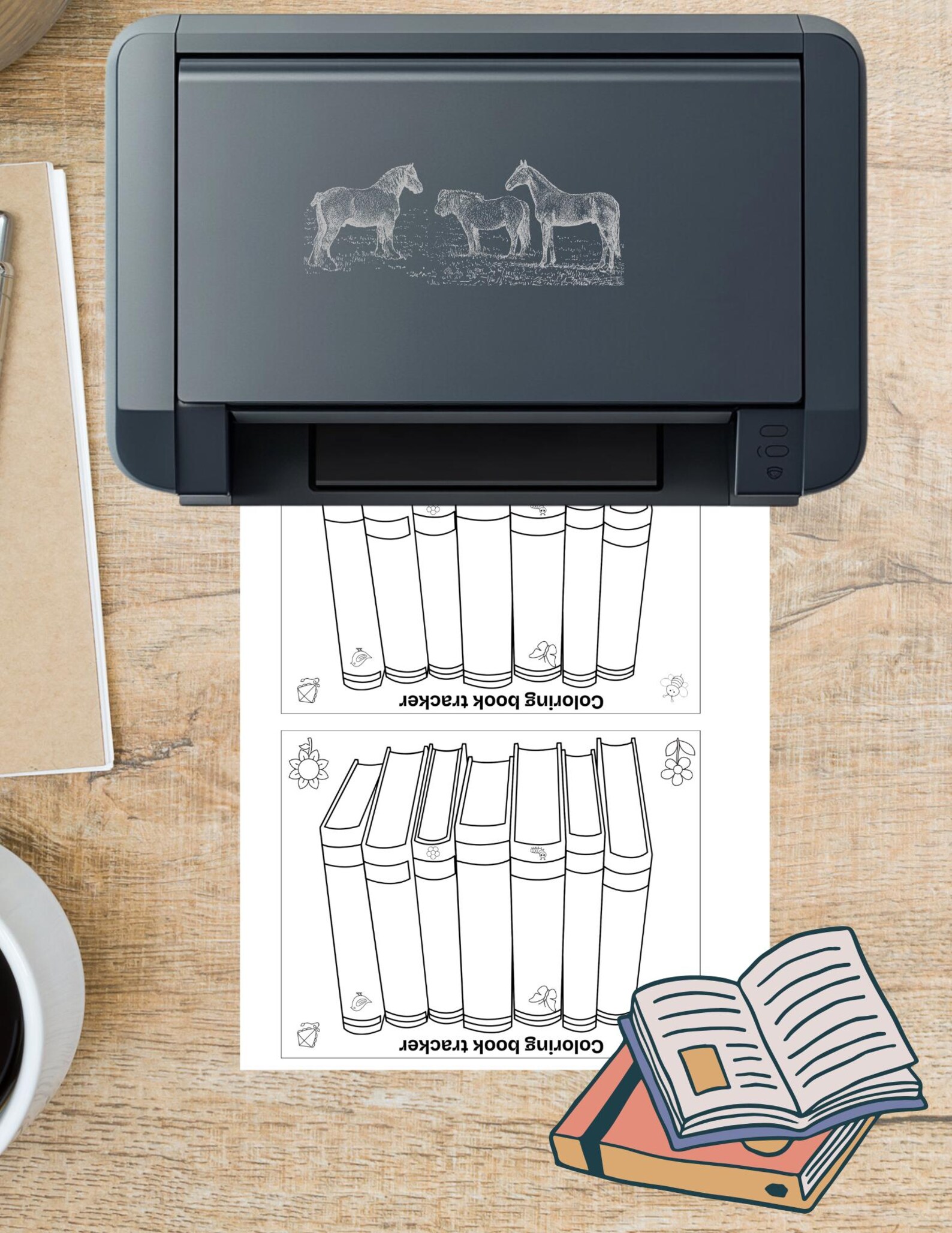 Printable Book Tracker, Minimalist Reading Log, Printable Book Tracker ...