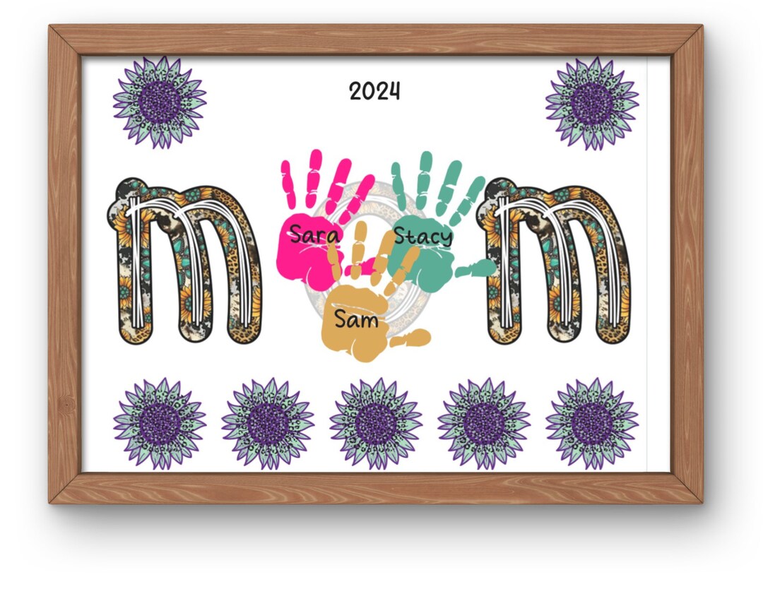 Handprint Art Keepsake Craft for Mom,preschooler/toddler Diy Art Craft ...
