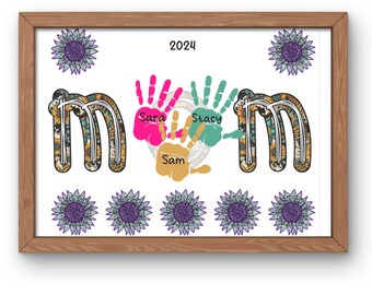 Mothers Day Craft Handprint Art, Why I Love Mom Handprint Craft ...