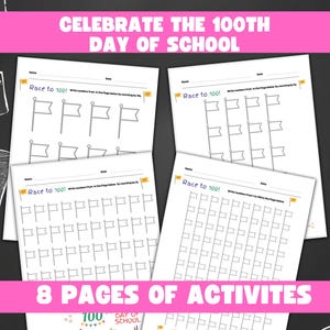 100th Day of School,100 Days of School Coloring Pages,elementary School ...