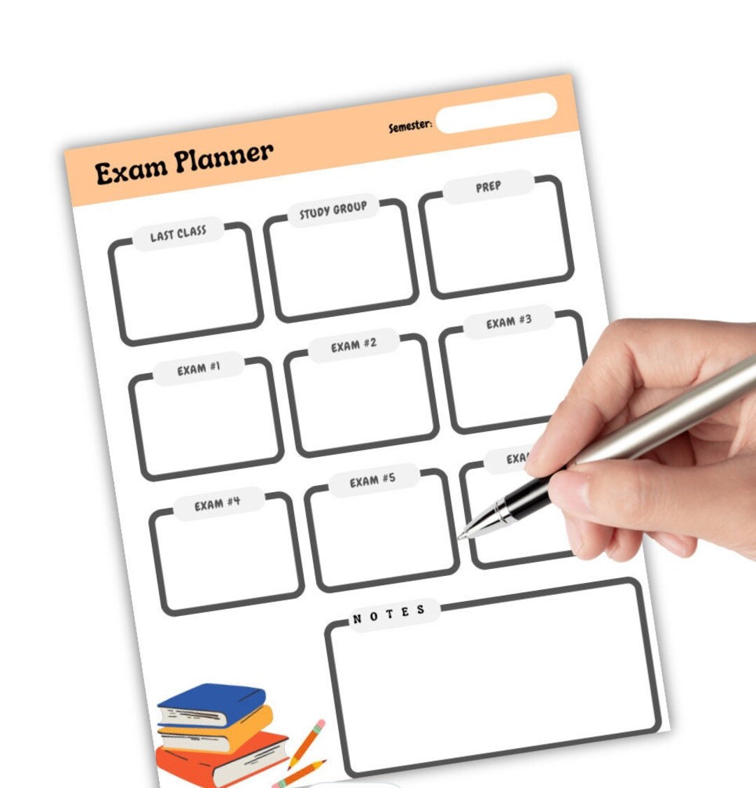 Printable Exam Planner: Boost Your Exam Success & Stay Organized and ...