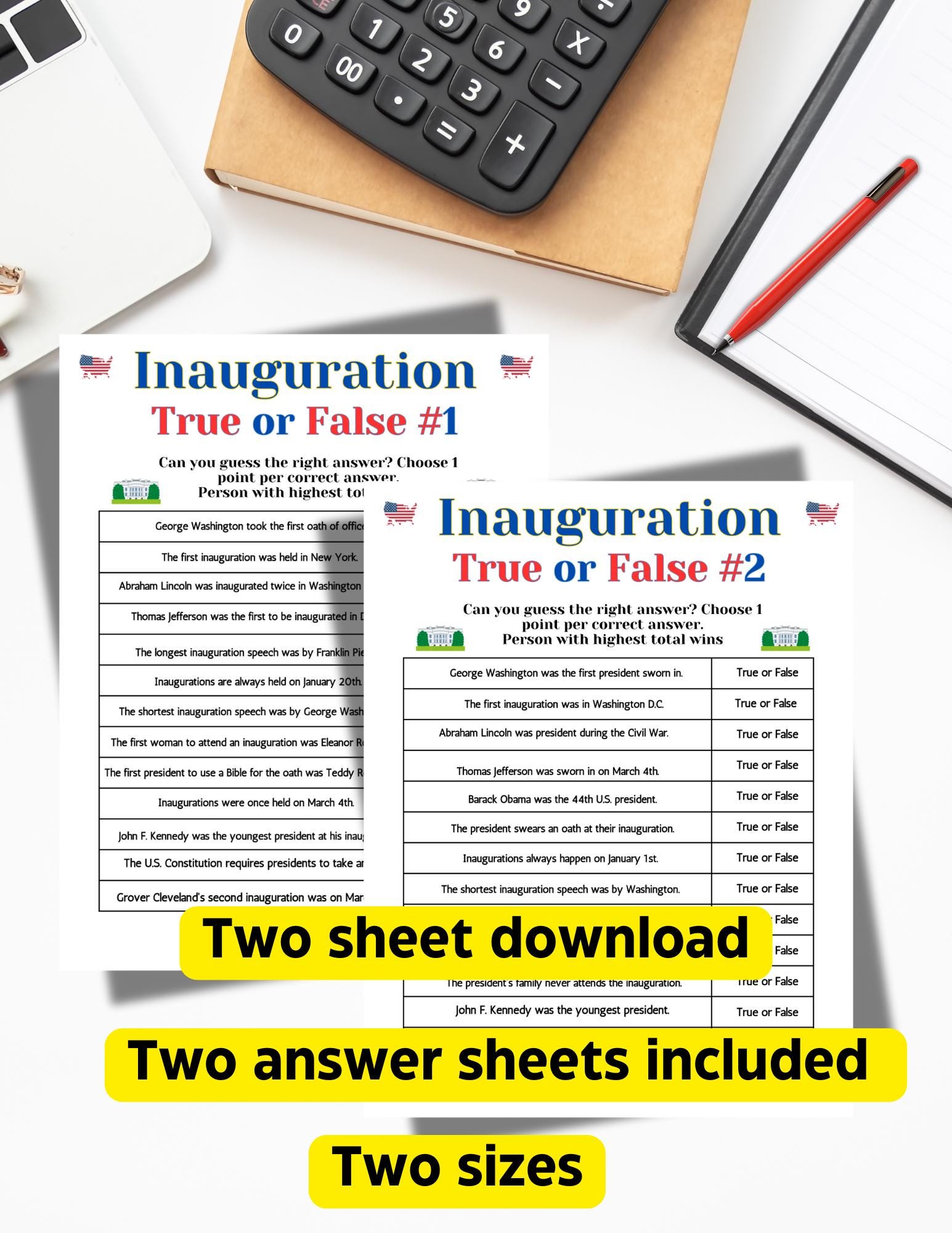 Inauguration Trivia, Inauguration Facts & Falsehoods, Kids and Adult ...