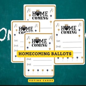 King and Queen Voting Ballots - Etsy