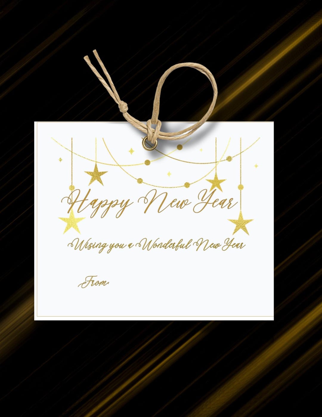New Years Gift Tag,printable Happy New Year Gift Tags,favor Tags, New ...