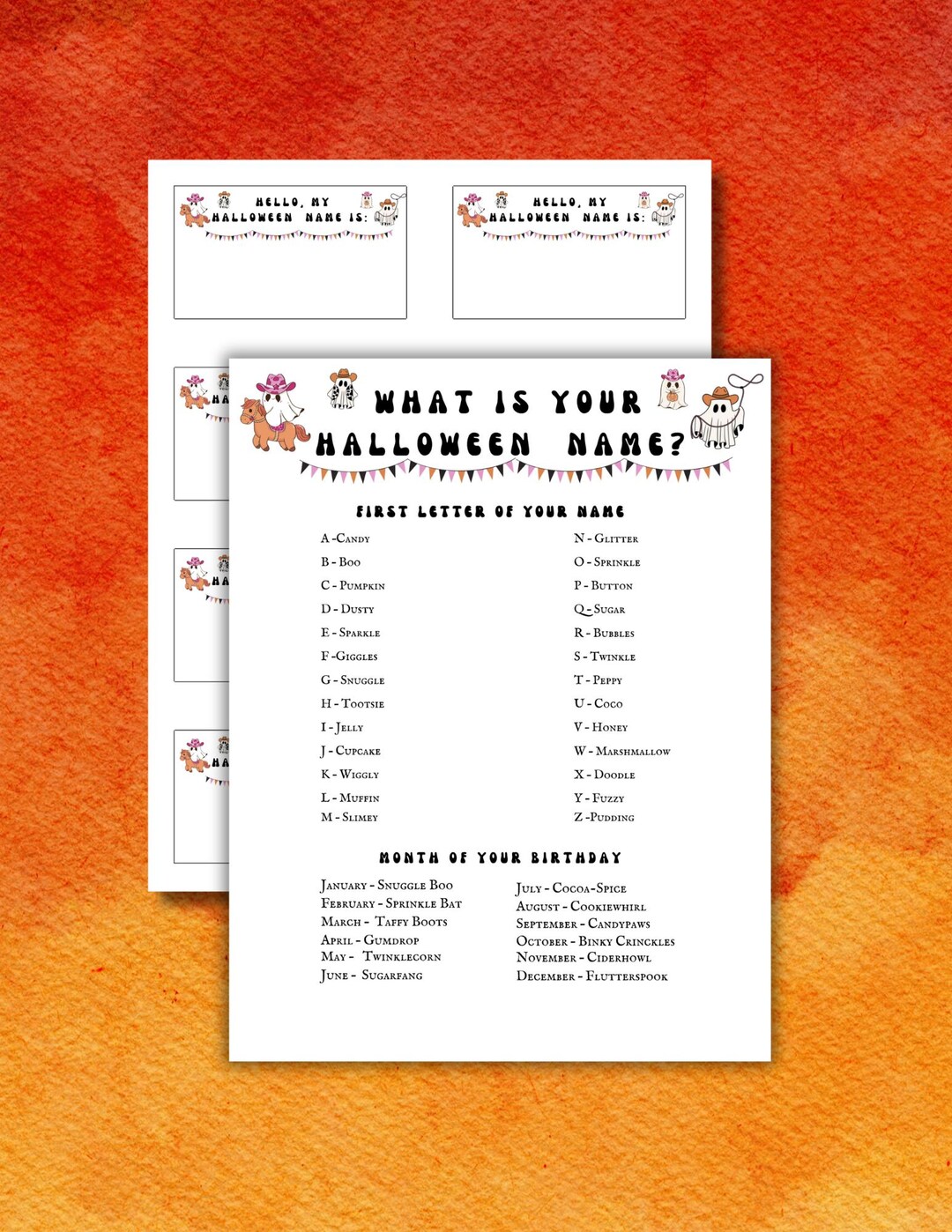 What is Your Halloween Name Game: What is Your Halloween Name,halloween ...
