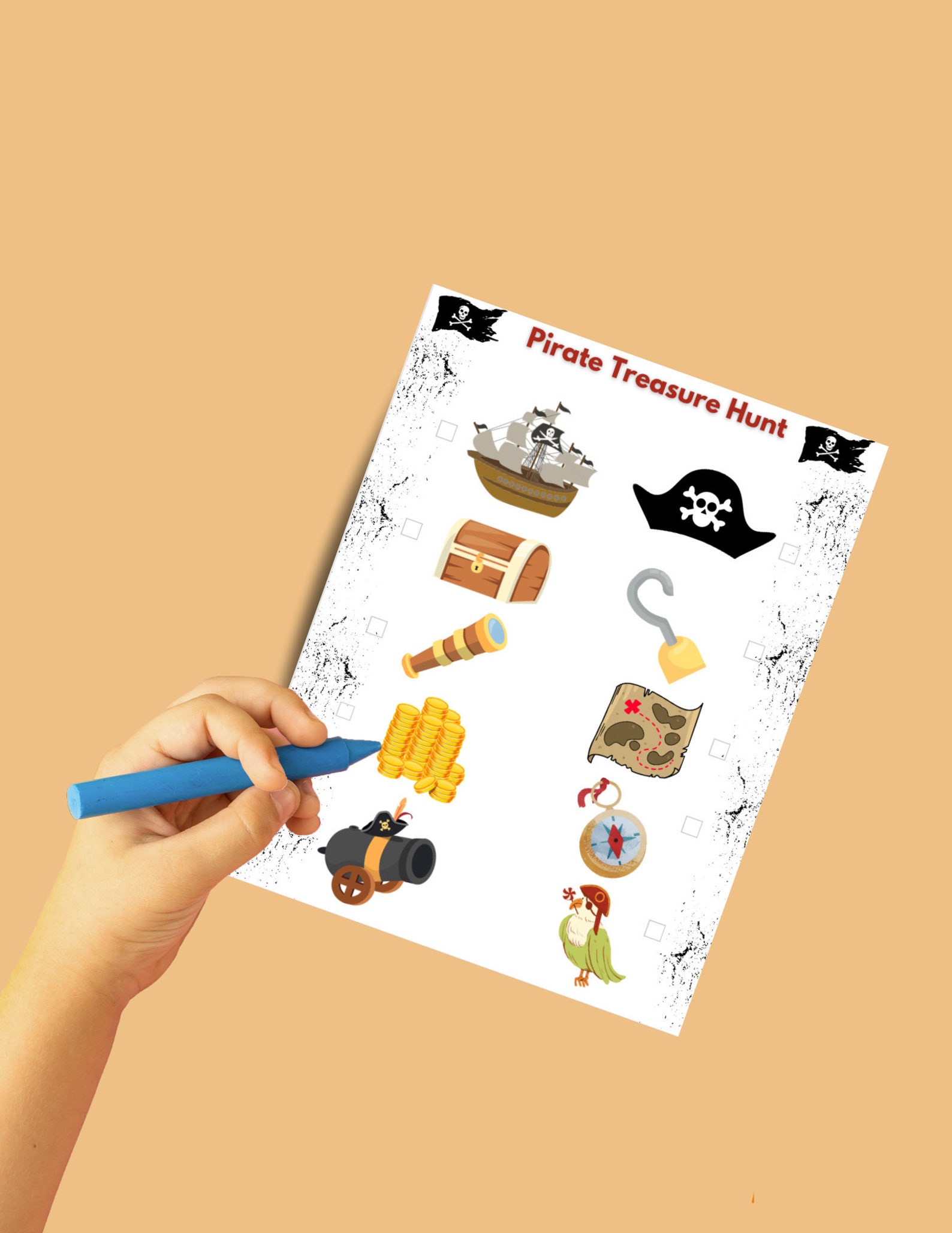 Fun Pirate Treasure Hunt Game for Kids Interactive Picture Based ...