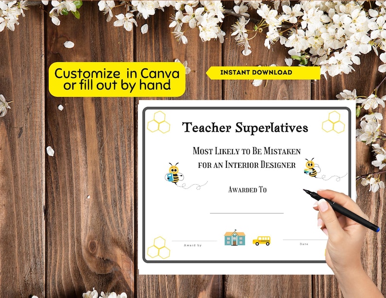 Teacher Superlative Awards – Honoring the Educators: Fun Faculty Awards ...