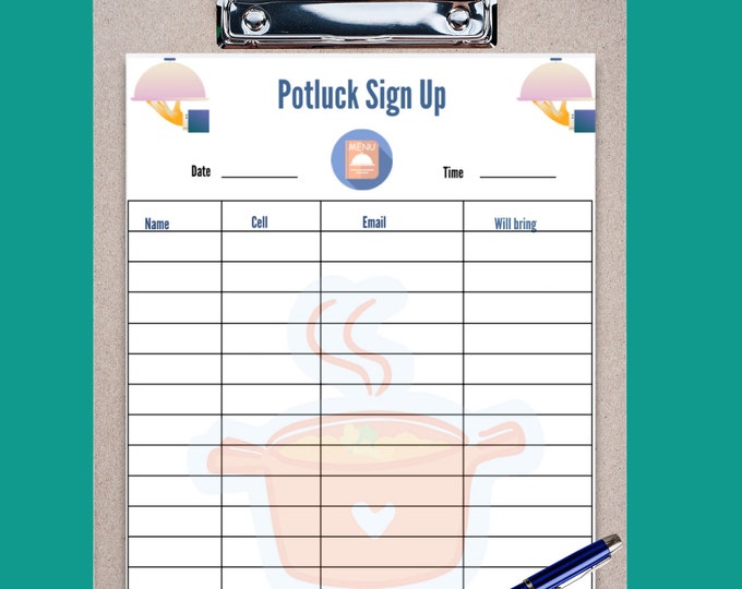 Nurse Potluck Sign up Sheet Nurse Sign up Sheet Nurse Potluck Sheet ...