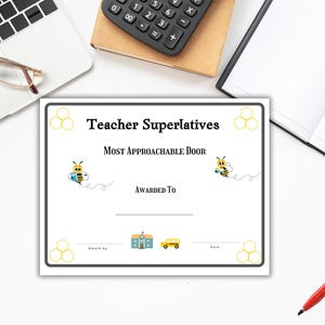 Teacher Superlative Awards – Honoring the Educators: Fun Faculty Awards ...