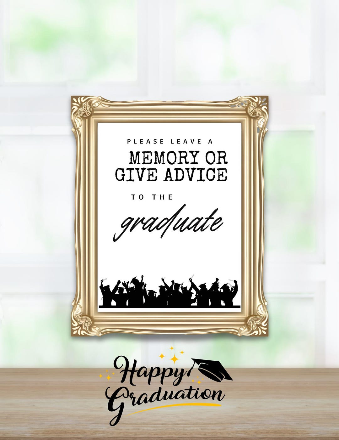 Memory and Advice for the Graduate Sign and Cards,high School ...