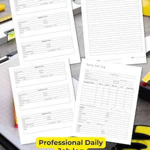 Daily Job Log,construction Site Management Report,daily Job Log ...