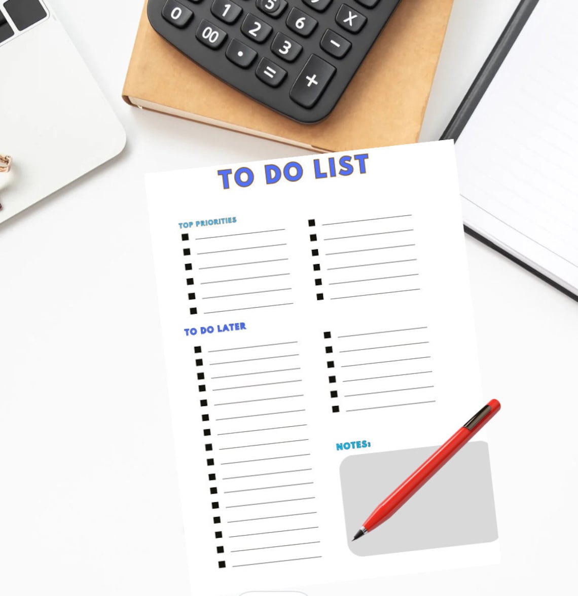 To Do List Printable Organization Daily Planner Printable Editable - Etsy