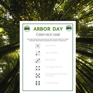 Arbor Day Game Bundle,printable Activities, Worksheets, Arbor Day Games ...