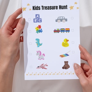 Preschool/ Toddler Picture Based Treasure Hunt Printable Activity ...