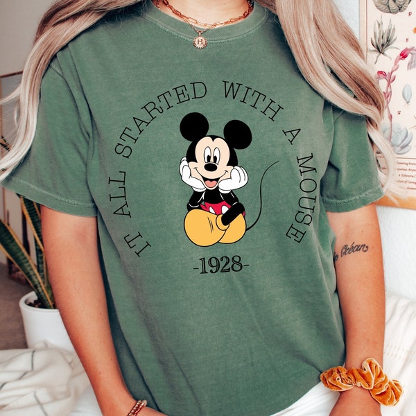 Mickey Mouse Shirt - Etsy