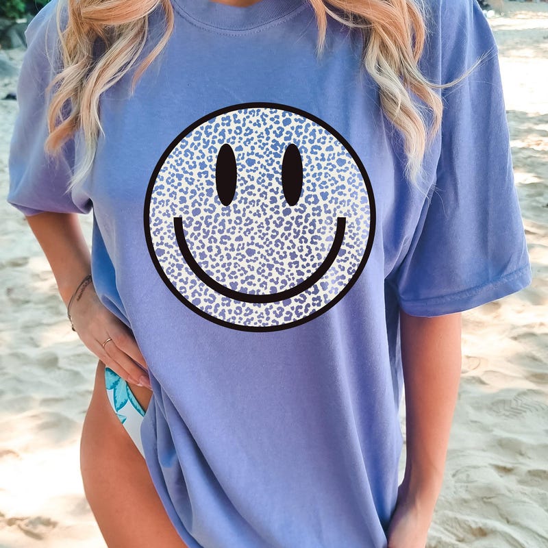 Smiley Face T Shirts - Etsy