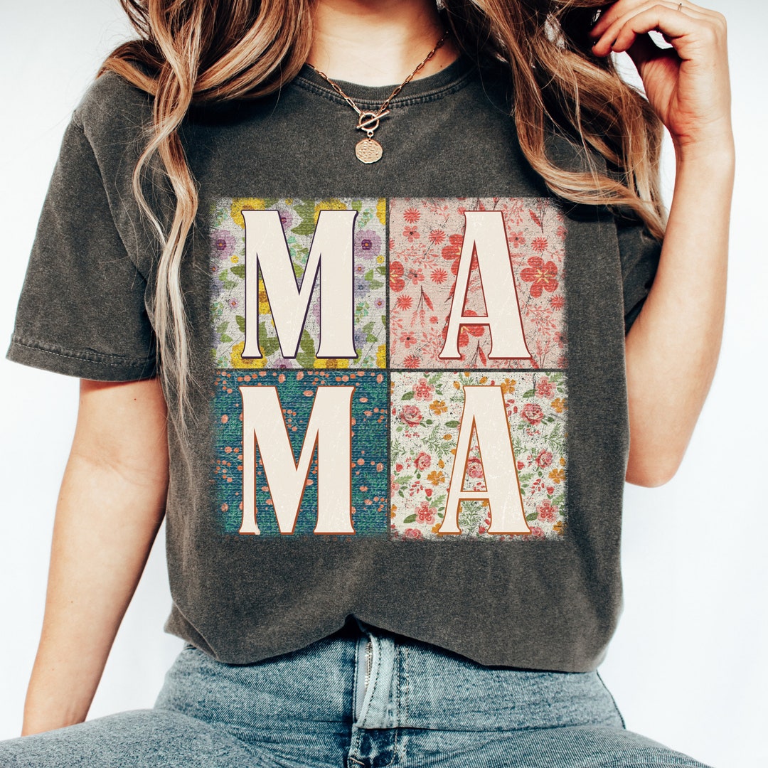 Retro Boho Mama Shirt, Boho Mama , Mama Shirt, Mother's Day Shirt ...