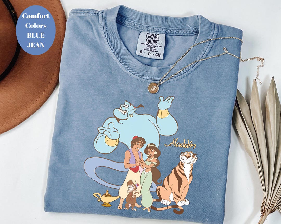 Comfort Color® Disney Jasmine and Aladdin Shirt WDW Princess Jasmine ...