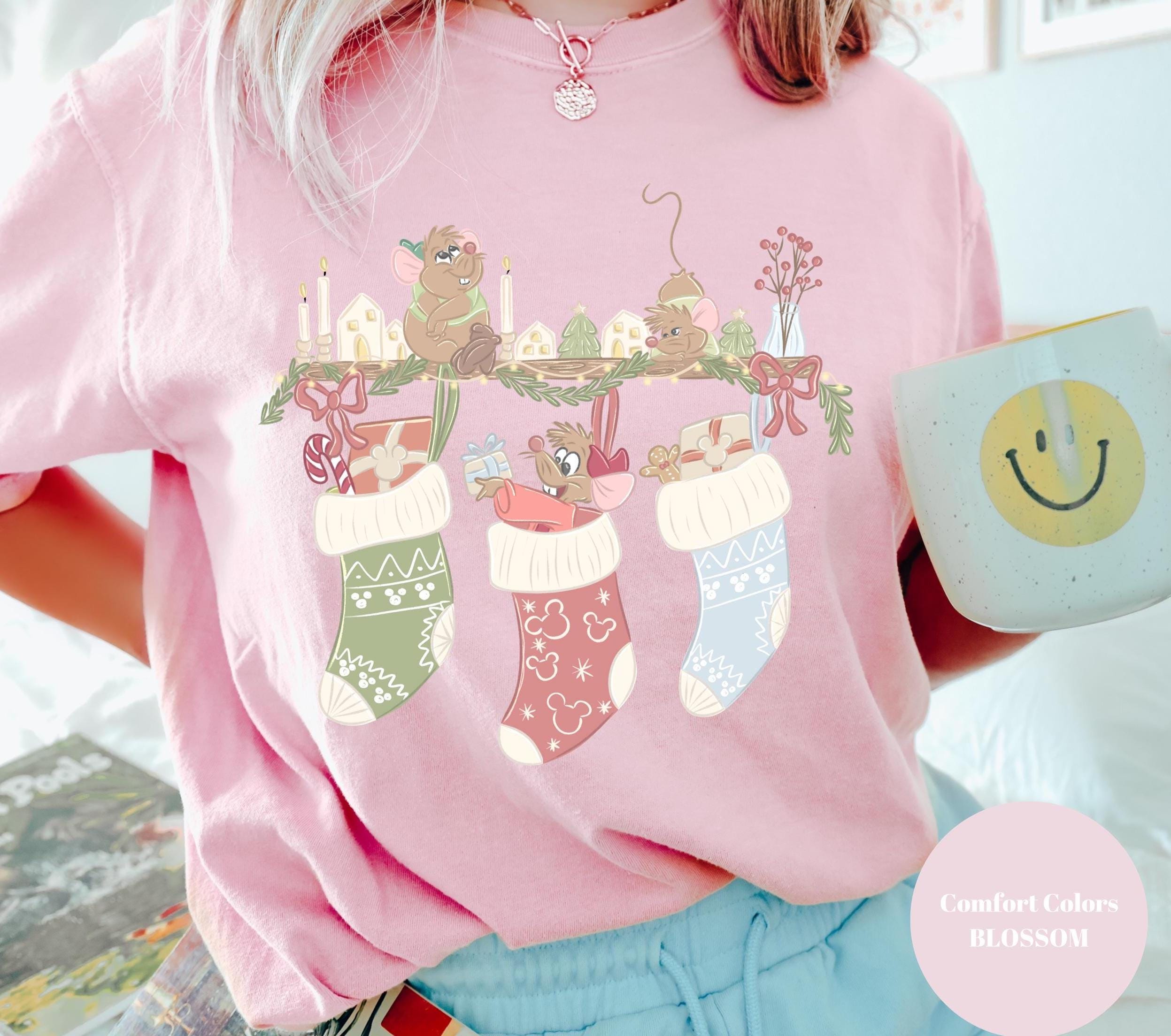 Vintage Disney Gus Gus Christmas Stocking Shirt Retro Disney Cinderella ...