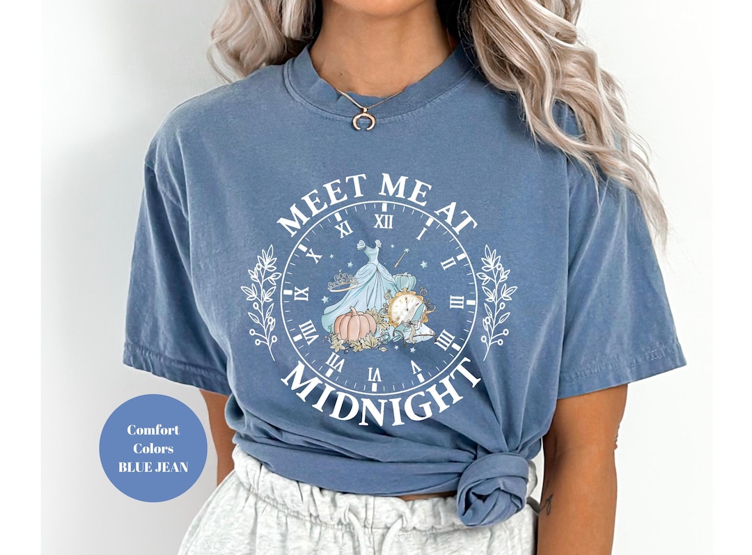 Comfort Colors Meet Me at Midnight Shirt, Midnights Swift, Cinderella T ...