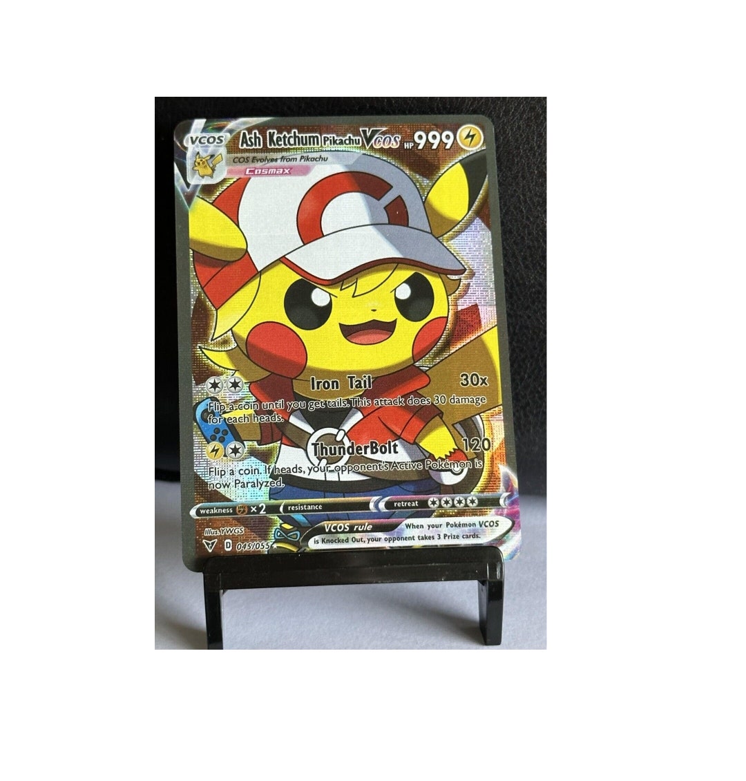 Pikachu Vcos cosplay Ash Ketchum Holo Custom Made - Etsy