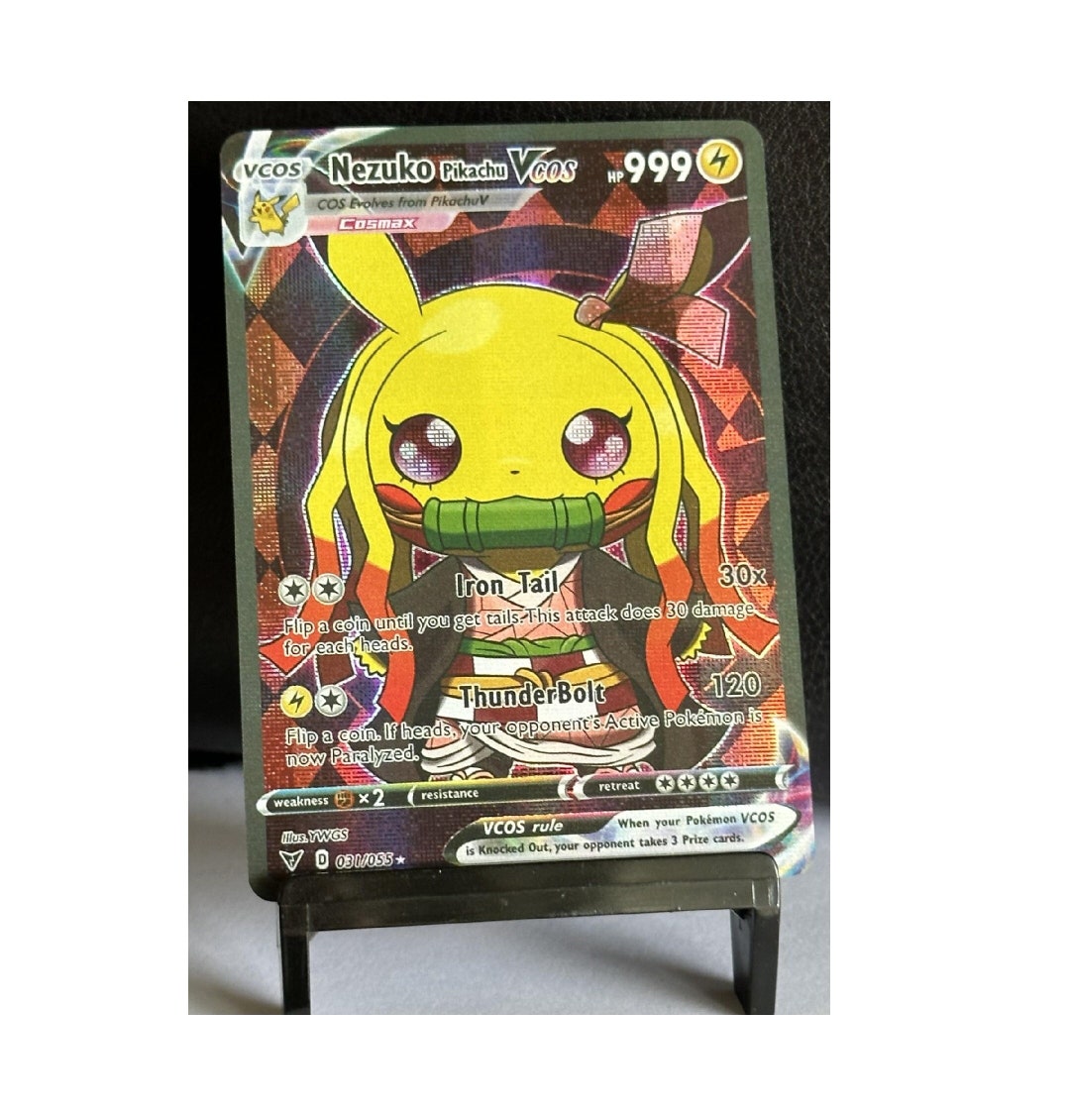 Pikachu Vcos cosplay Nezuko Demon Slayer Holo Custom - Etsy Pikachu Vcos cosplay Nezuko Demon Slayer Holo Custom - Etsy