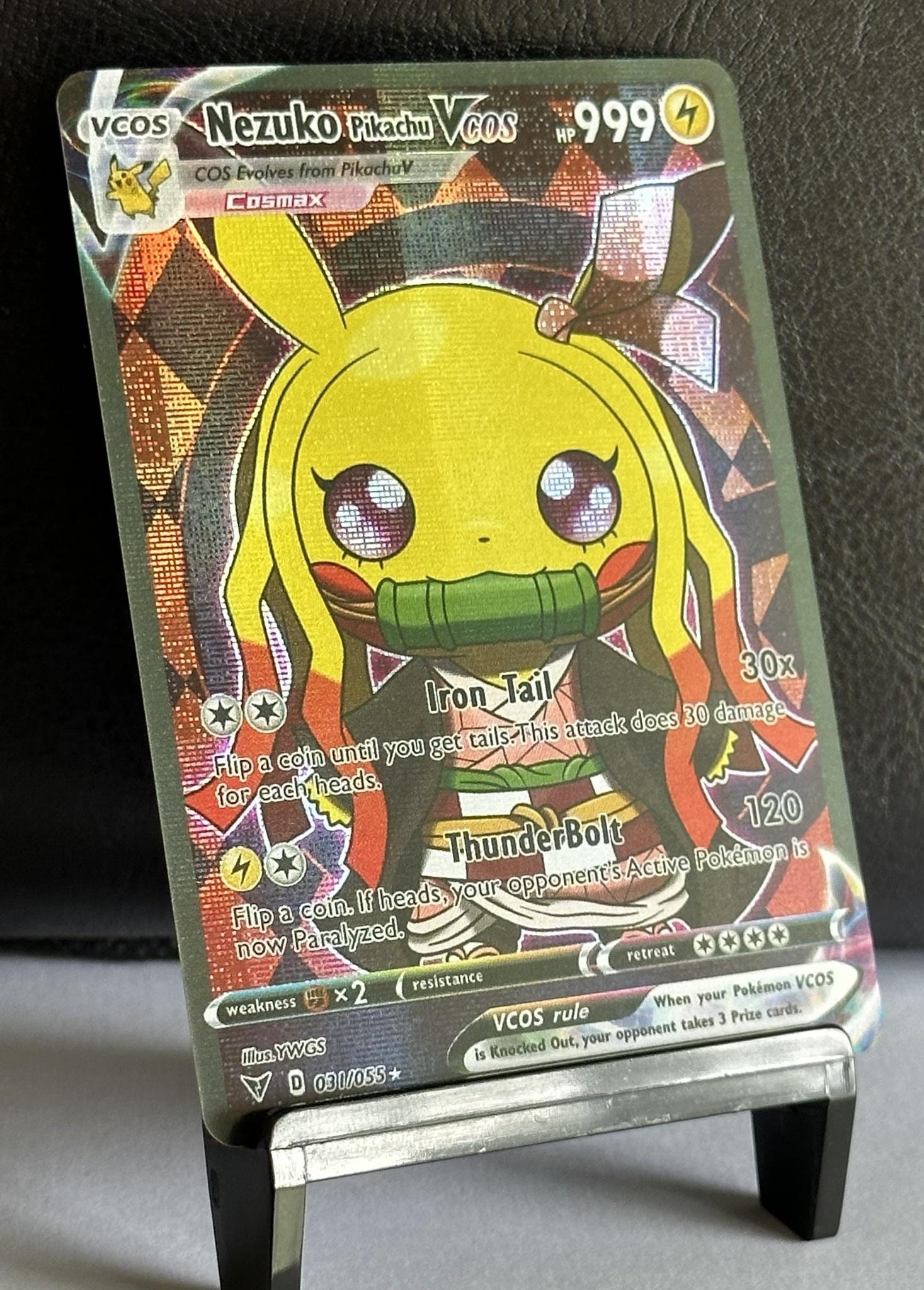 Pikachu Vcos cosplay Nezuko Demon Slayer Holo Custom - Etsy Australia Pikachu Vcos cosplay Nezuko Demon Slayer Holo Custom - Etsy Australia