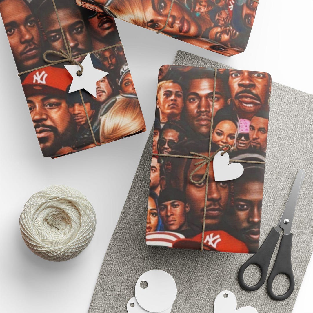 Hip Hop History Gift Wrapping Paper / Hip Hop History Wrapping Paper ...