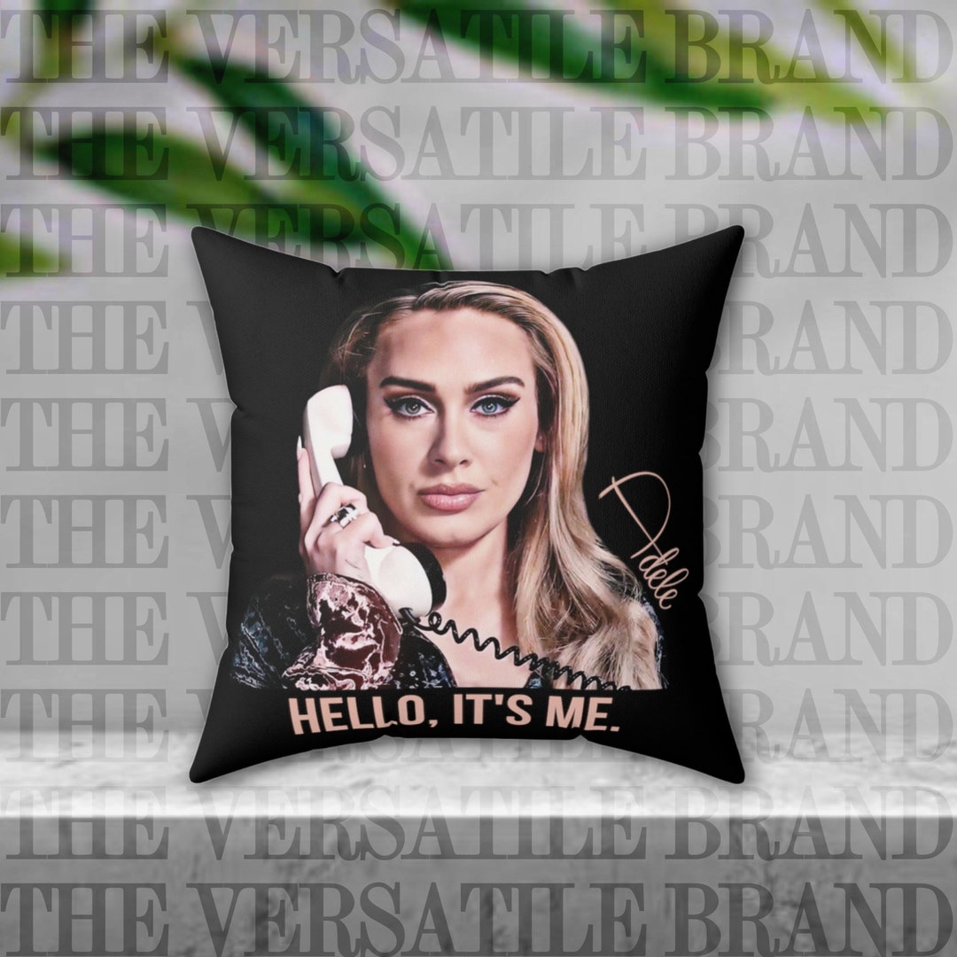 Adele Inspired Polyester Square Pillow / Adele Pillow / Adele Merch / Adele Gift / Valentine's ...