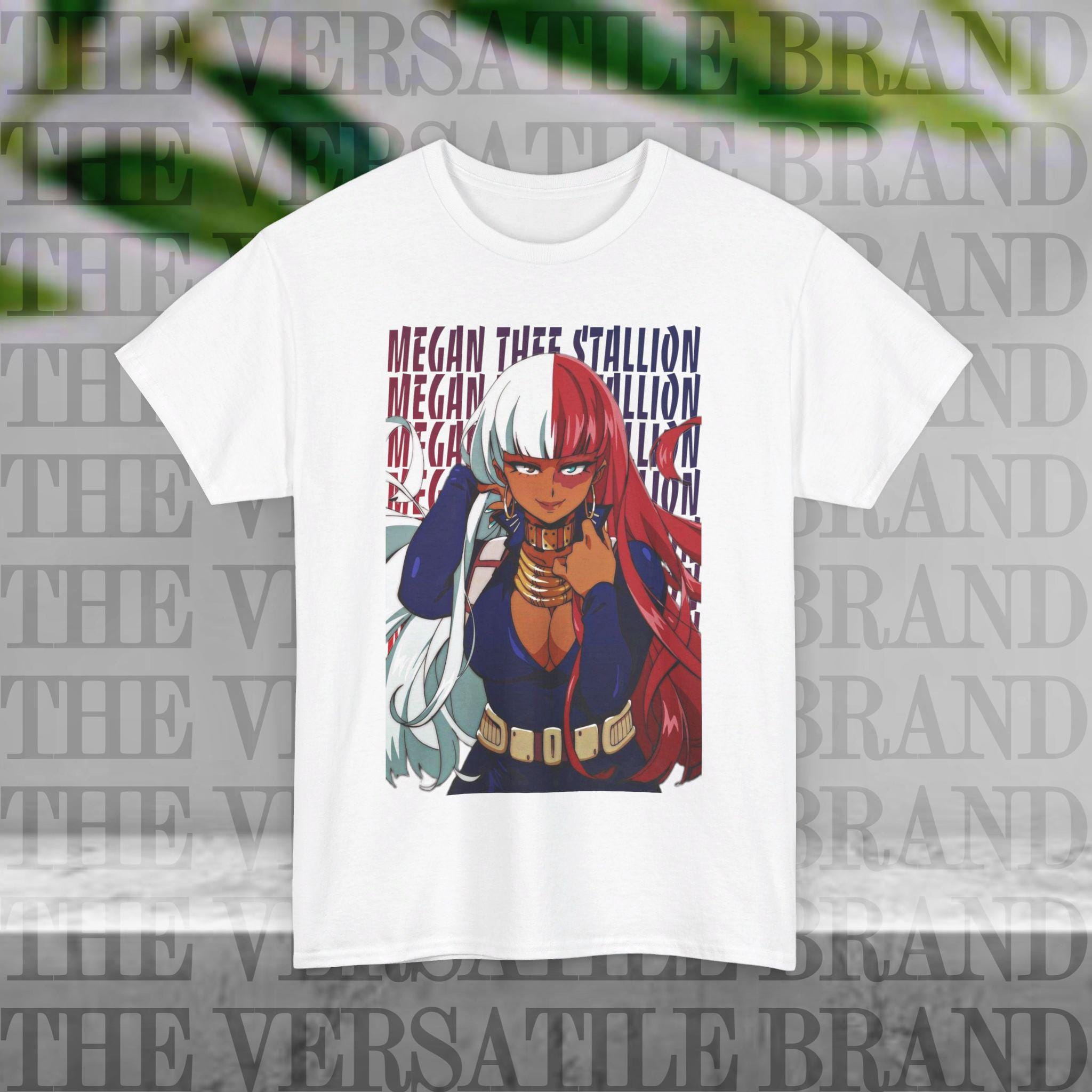 Megan Thee Stallion Inspired T-shirt / Megan Thee Stallion Anime Shirt ...