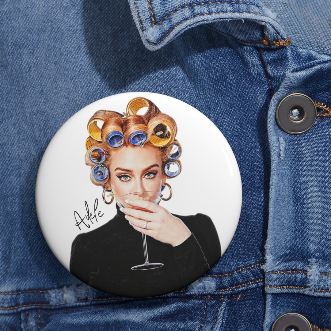 Adele Inspired Pin, Adele Safety Pin Button, Concert Accessory, Adele ...