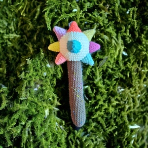 NO-SEW PATTERN: Crochet Fantasy Weapons - Flail, Mace, Nun-chucks ...