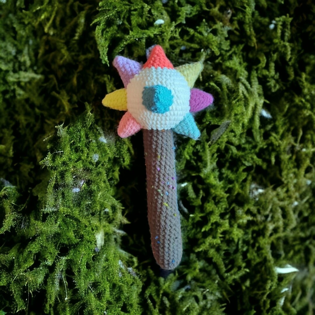 NO-SEW PATTERN: Crochet Fantasy Fleecy Mace - Etsy