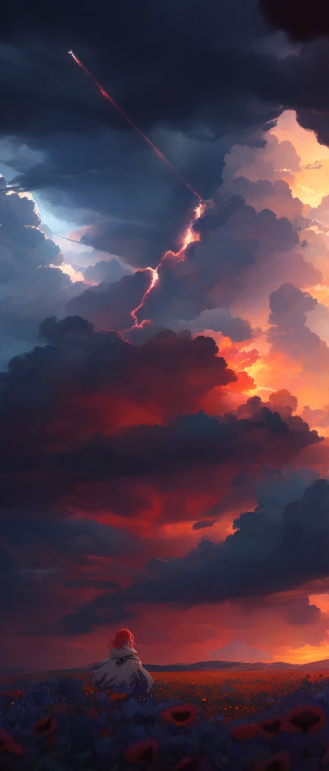 19 Epic Thunder Clouds in Water Color Style, Wallpapers for Your Iphone ...