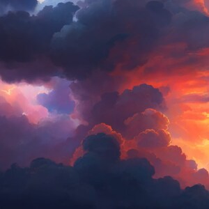 19 Epic Thunder Clouds in Water Color Style, Wallpapers for Your Iphone ...