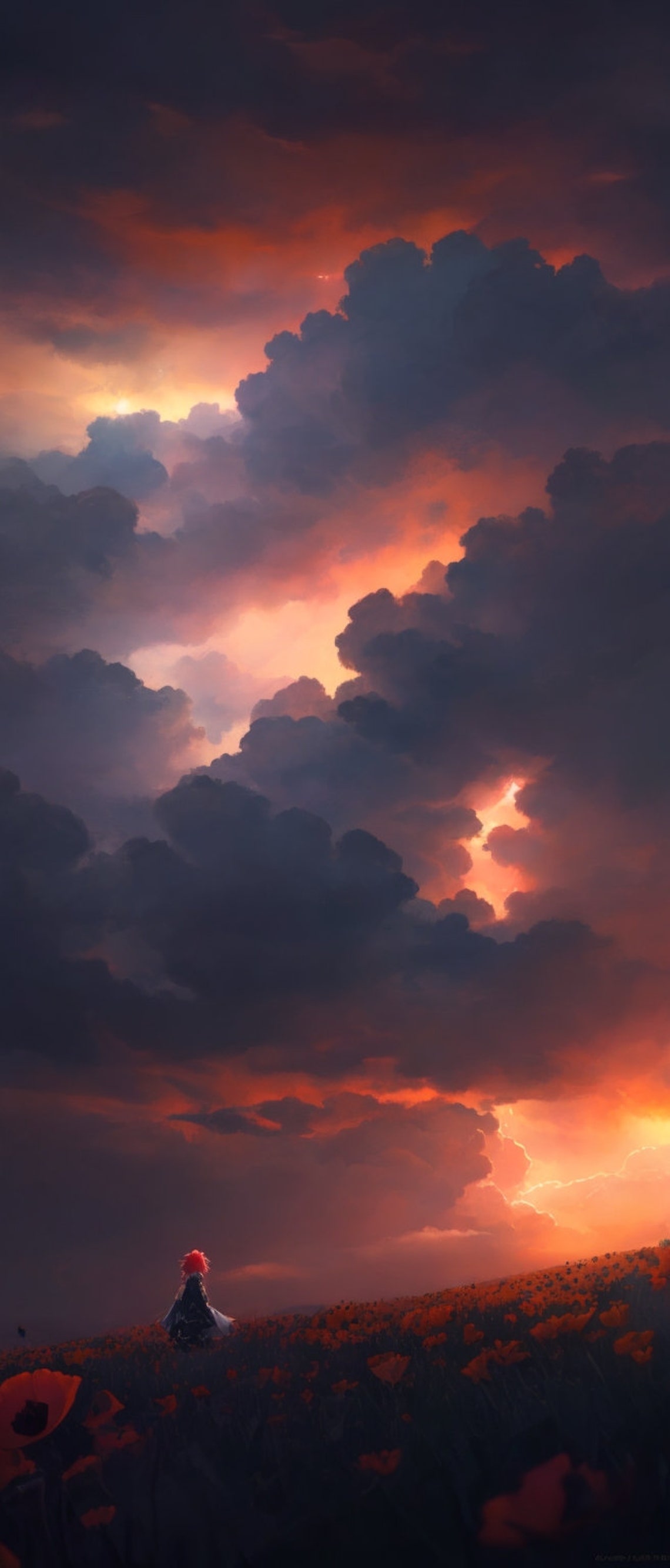 19 Epic Thunder Clouds in Water Color Style, Wallpapers for Your Iphone ...