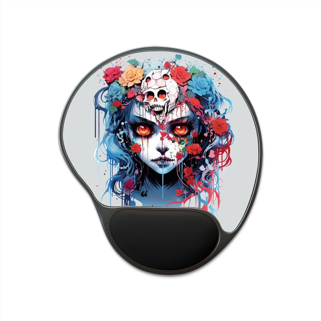 Anime Style Mouse Pad With Wrist Rest Anime Lovers Mouse - Etsy