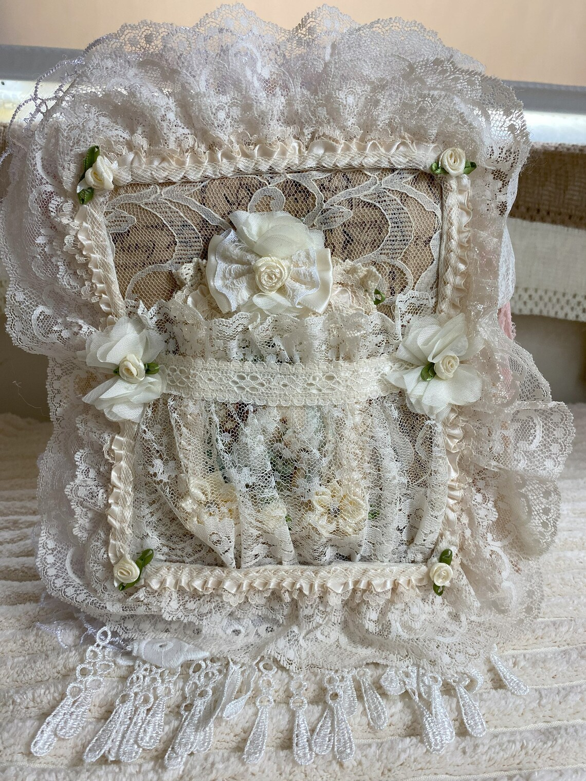 Shabby Chic Stick Pin Lace Book - Etsy