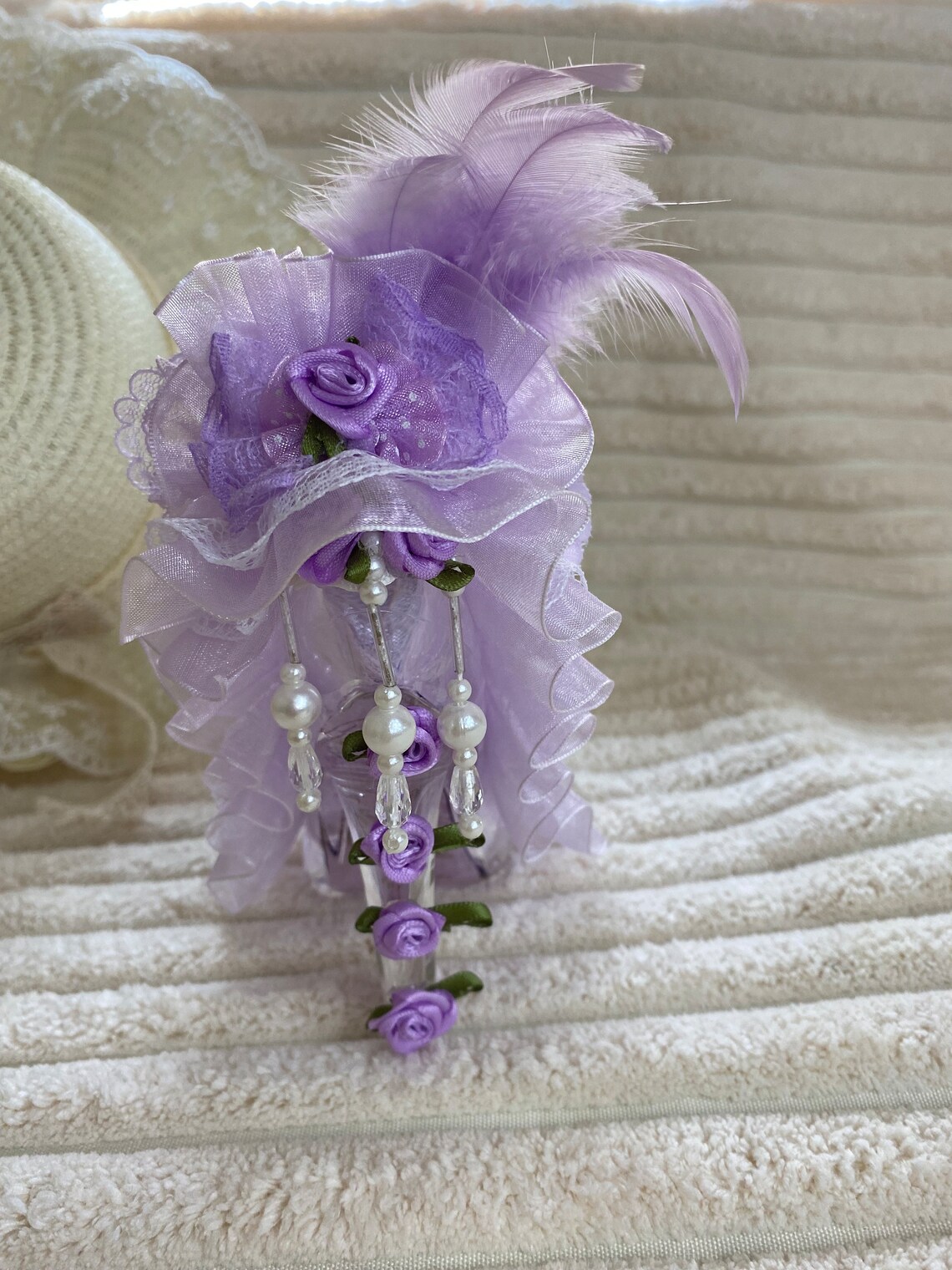 Glass Slipper Pin Cushion, Resin Glass Slipper Pin Cushion, Purple ...