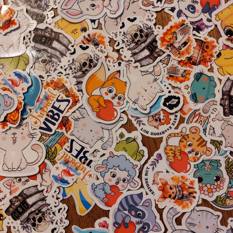 Animal Stickers - Etsy