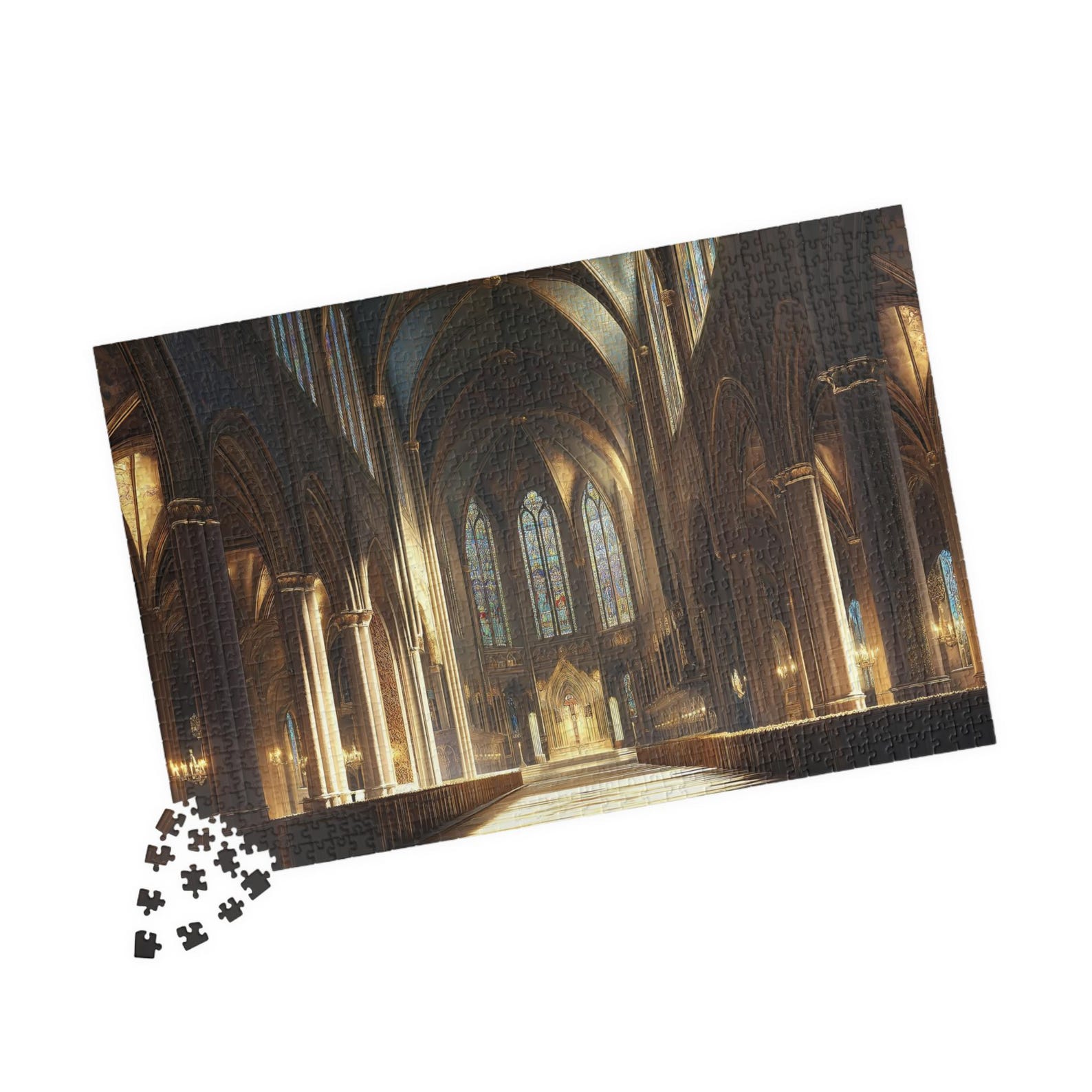 Notre Dame Cathedral Jigsaw Puzzle - Beautiful Gothic Architecture ...