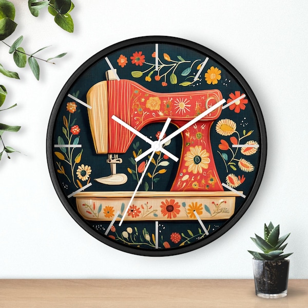 Sewing Room Clock - Etsy