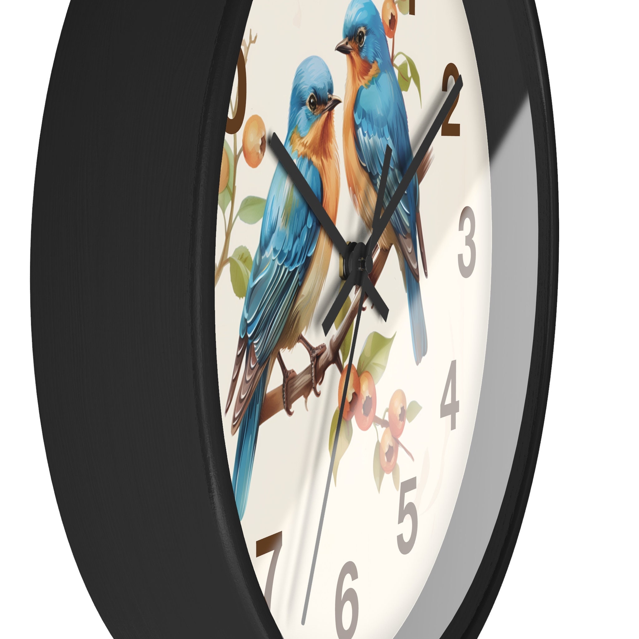 Sweet Bluebird Art Wall Clock Bring Joy to Your Space - Etsy
