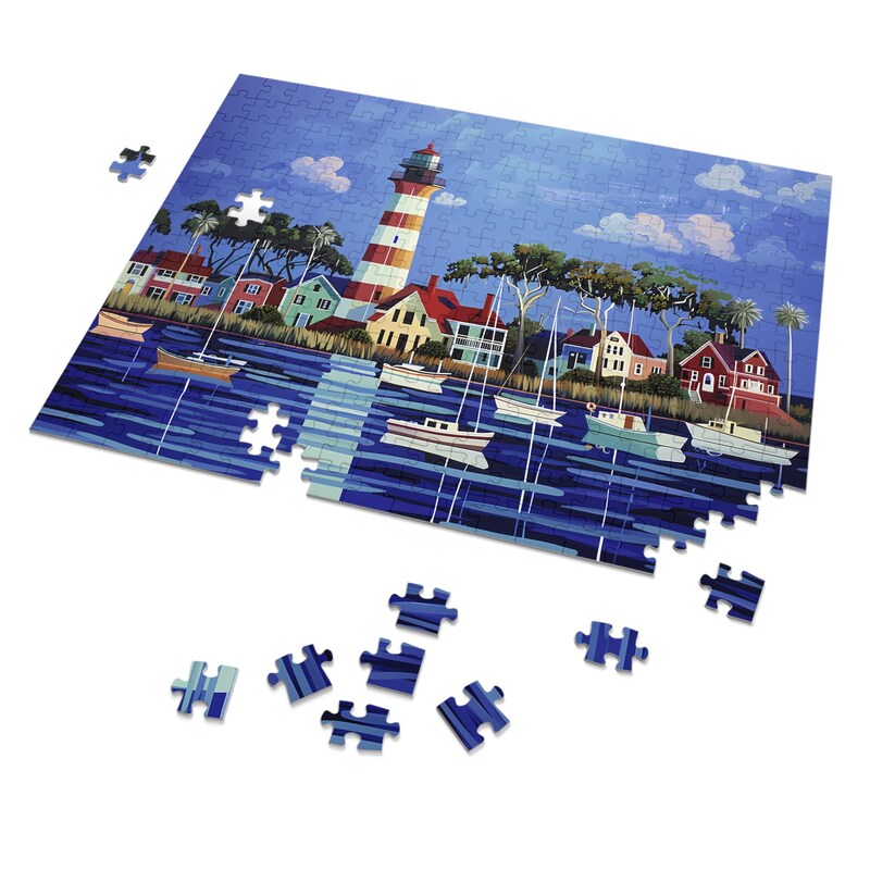 Lighthouse Puzzle - Etsy