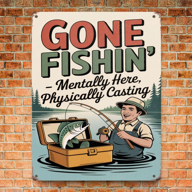 Funny Fishing Signs - Etsy