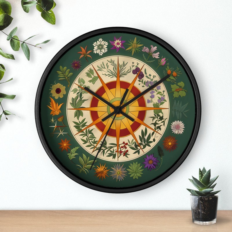 Gold Sun Clock - Etsy