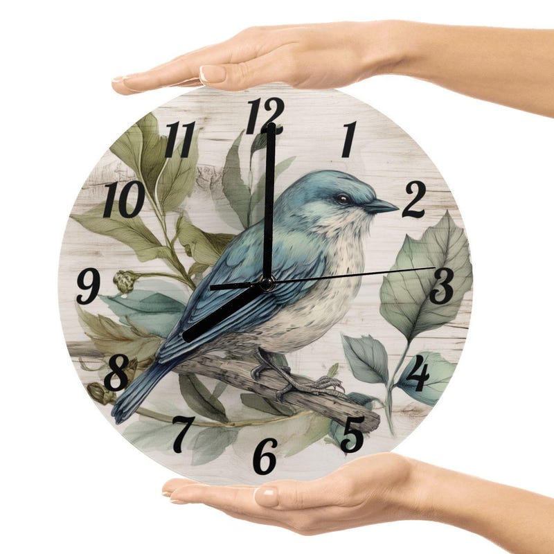 Birds Wall Clock - Etsy